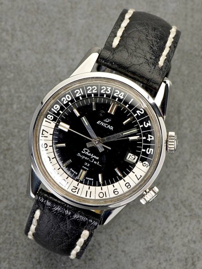Enicar Sherpa Super-Jet, 40 mm, circa 1970 (1).jpg - Watch-Wiki - Das ...