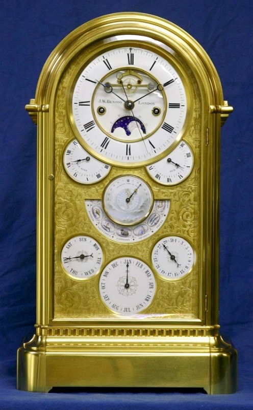 Datei:Astronomical Perpetual Calendar Clock, Achille Brocot-J.W. Benson ...