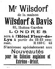 Wilsdorf & Davis Co – Watch-Wiki